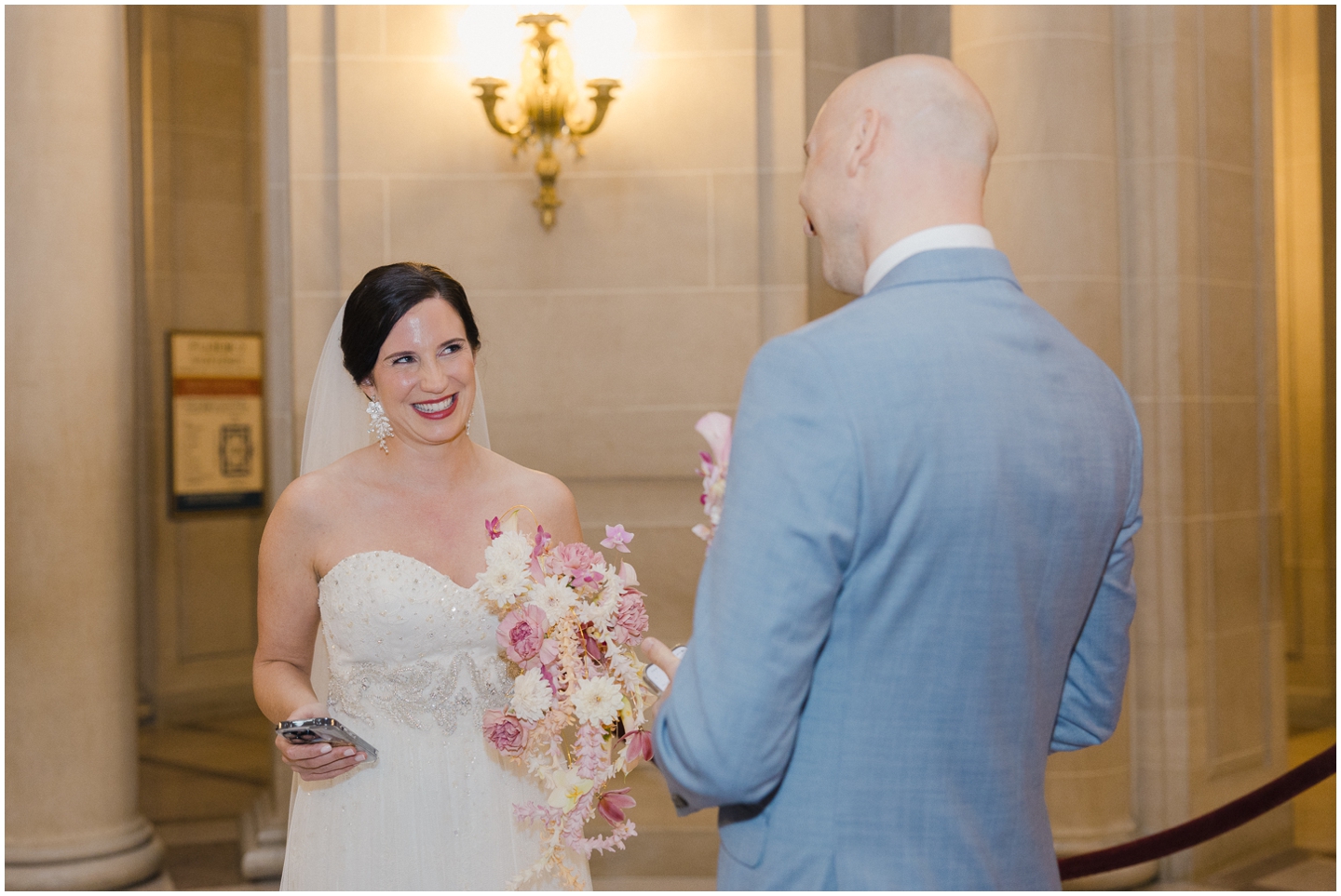 San Francisco City Hall Civil Ceremony Elopement – B+R | Jasmine Lee ...